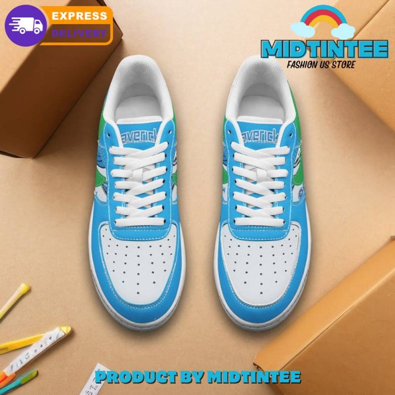 Dallas Mavericks NBA Custom Name Blue Nike Air Force 1 - Midtintee