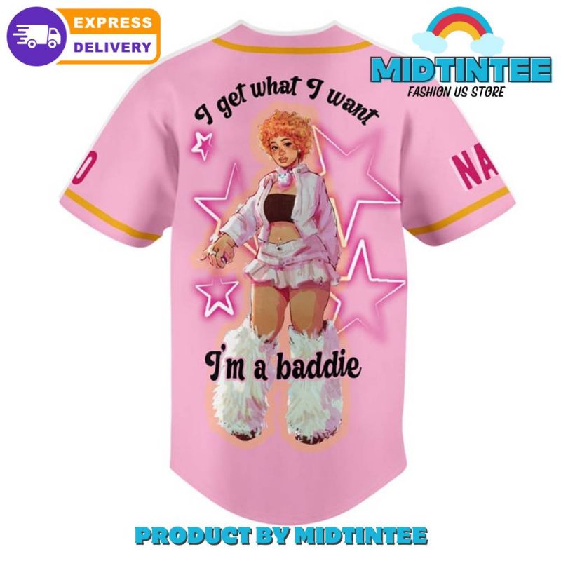 Ice Spice Im A Baddie Customized Baseball Jersey - Midtintee
