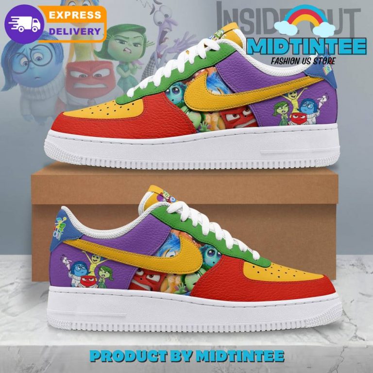 Inside Out Disney Animation Nike Air Force 1 - Midtintee