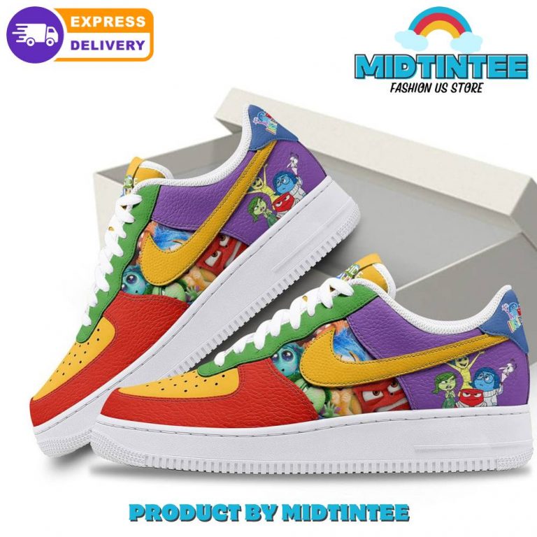 Inside Out Disney Animation Nike Air Force 1 - Midtintee