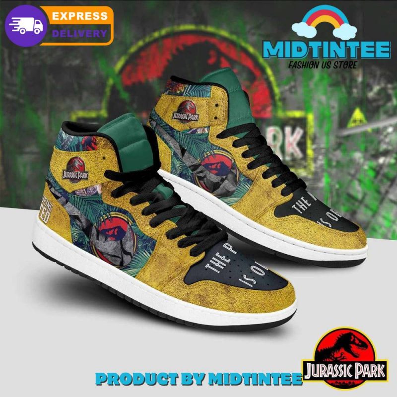 Jurassic Park The Park Is Open Nike Air Jordan 1 - Midtintee