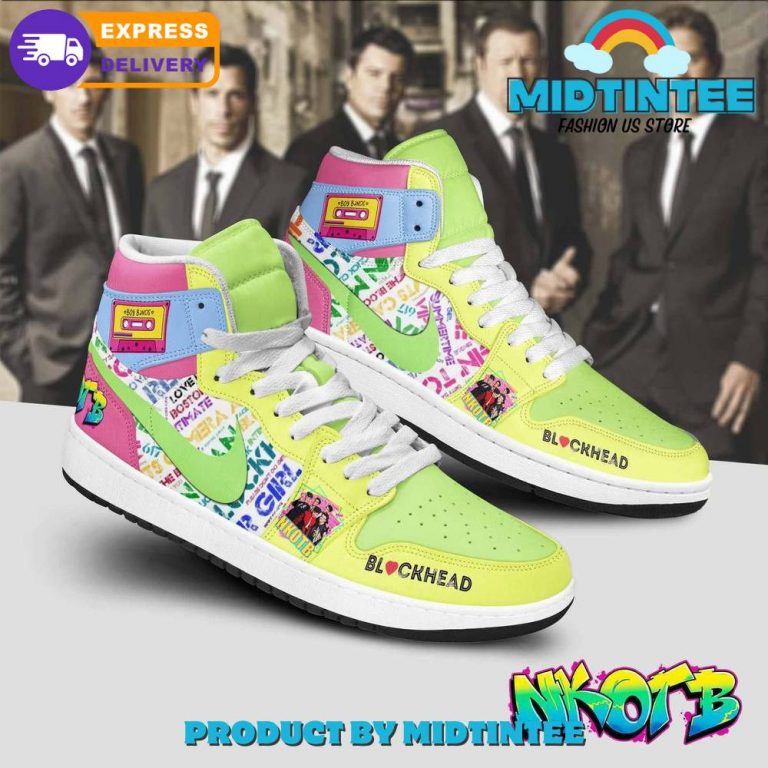 New Kids On The Block Blockhead Nike Air Jordan 1 - Midtintee