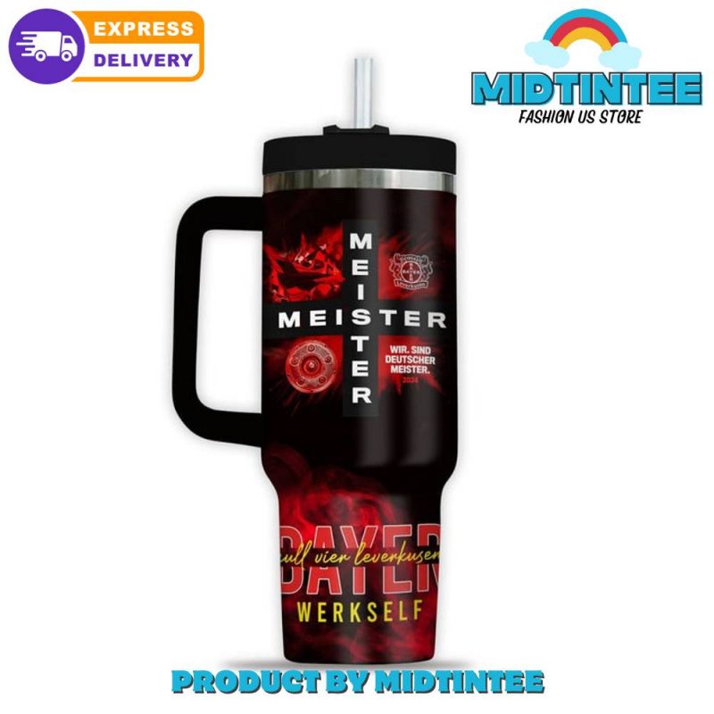 Bayer Leverkusen Meister Custom Name Stanley Tumbler - Midtintee