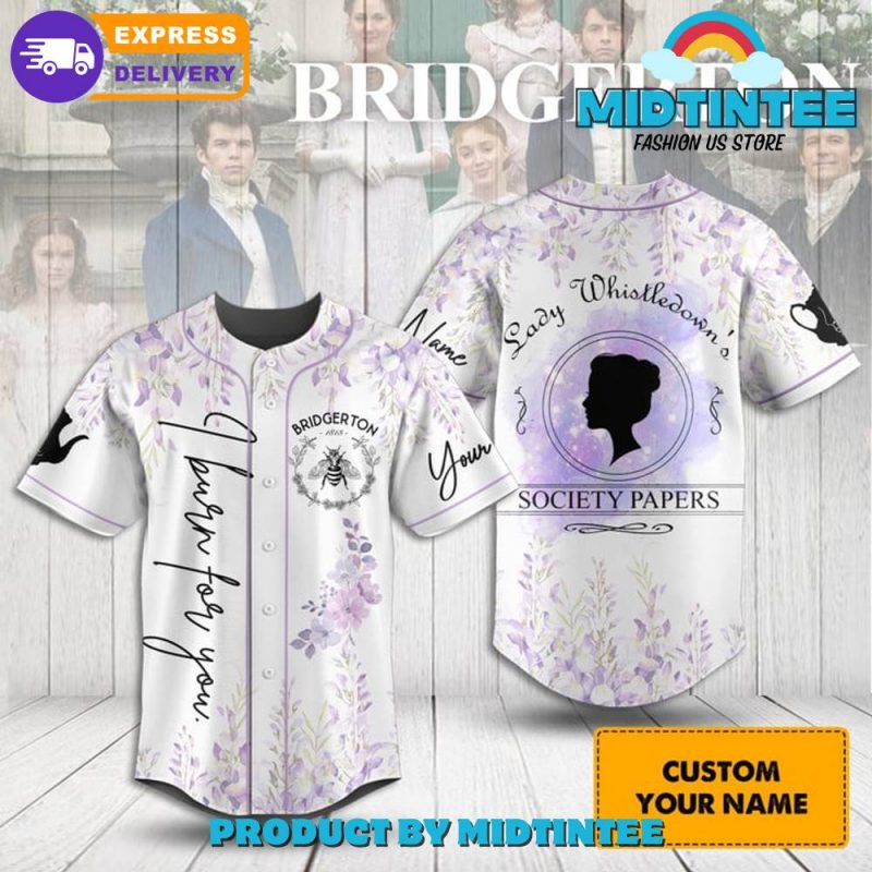 Bridgerton Lady Whistledown Society Papers Baseball Jersey - Midtintee Bridgerton Lady Whistledown Society Papers Baseball Jersey - Midtintee