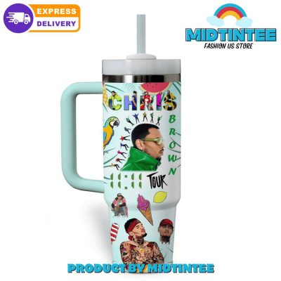 Chris Brown 11:11 Tour Stanley Tumbler - Midtintee