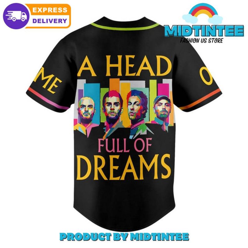 Coldplay A Head Full Of Dreams Customized Baseball Jersey - Midtintee