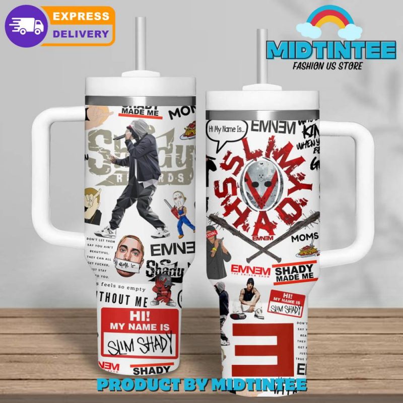 Eminem Shady Made Me 40 oz Stanley Tumbler - Midtintee