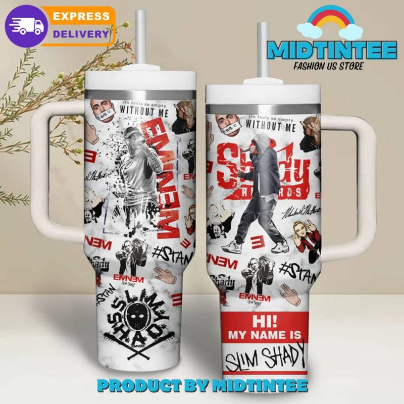 Eminem Without Me White Stanley Tumbler - Midtintee