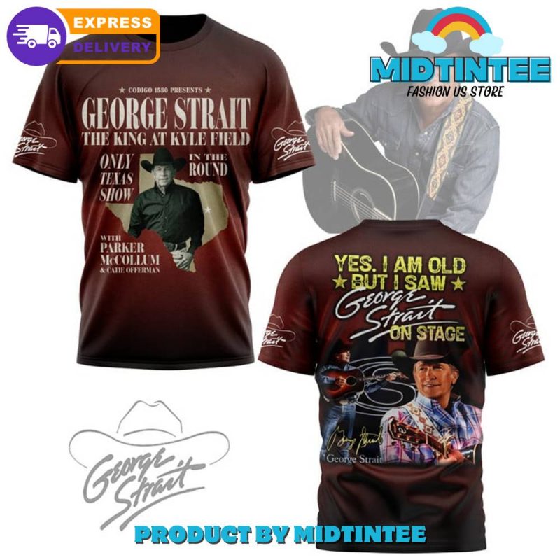George Strait The King At Kyle Field Shirt - Midtintee