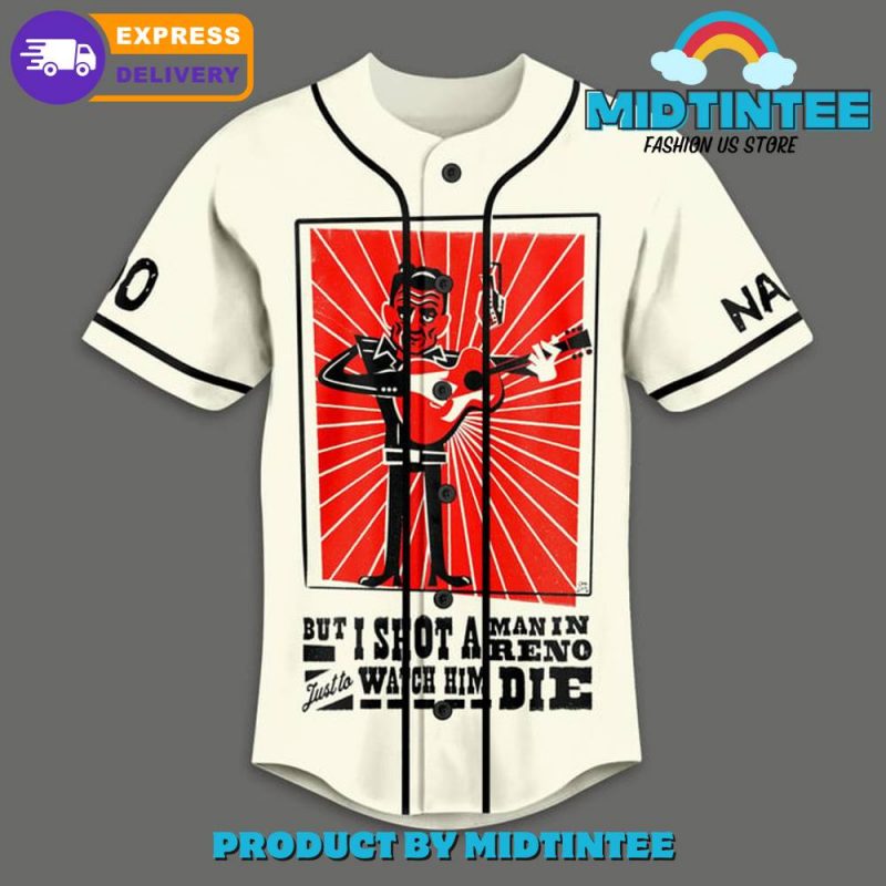 Johnny Cash Life Is Rough Customized Baseball Jersey - Midtintee