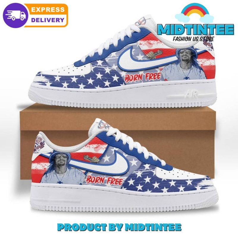Kendrick Lamar Rapper Happy 4th Of July Nike Air Force 1 - Midtintee
