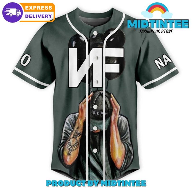 NF Rapper Hate My Self Custom Name Baseball Jersey - Midtintee