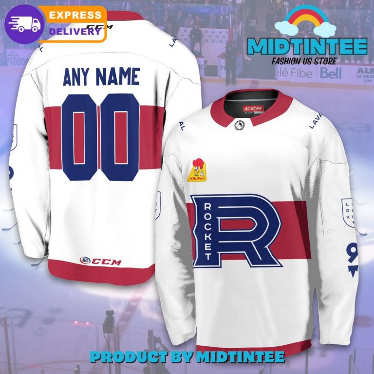 Personalized AHL Laval Rocket 2024 Hockey Jersey - Midtintee
