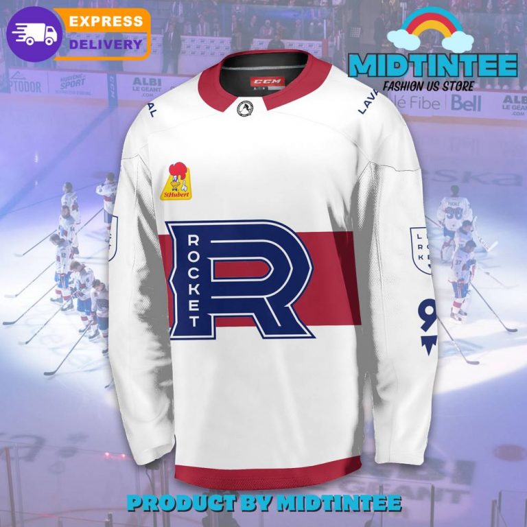 Personalized AHL Laval Rocket 2024 Hockey Jersey - Midtintee
