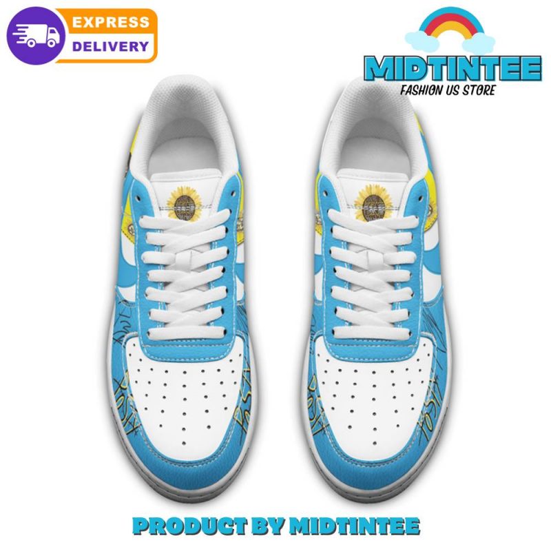 Post Malone Sunflower Nike Air Force 1 - Midtintee