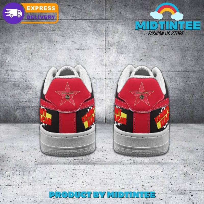 Sammy Hagar Crew Red Rocker Nike Air Force 1 - Midtintee