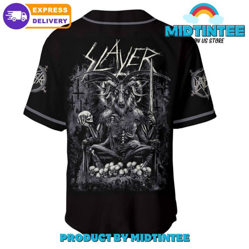 Slayer Reigning Goat Customized Baseball Jersey - Midtintee