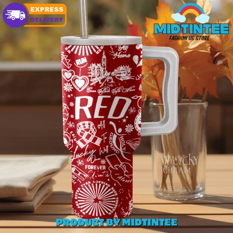 Taylor Swift Singer Red Stanley Tumbler - Midtintee