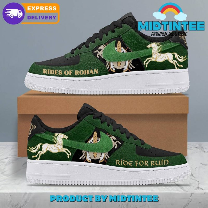 The Lord Of The Rings Rides Of Rohan Nike Air Force 1 - Midtintee