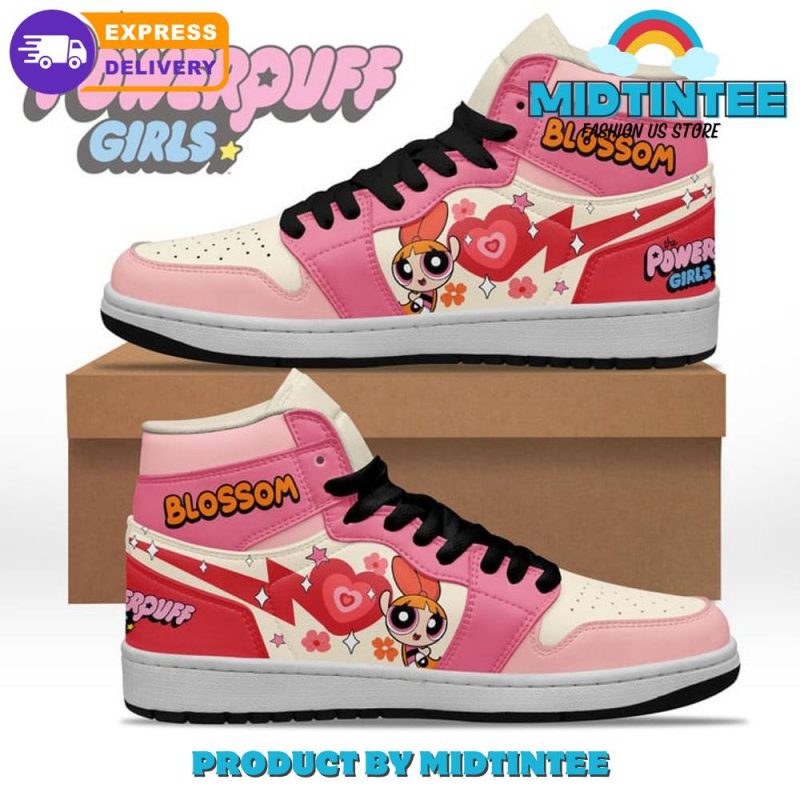 The Powerpuff Girls Blossom Nike Air Jordan 1 - Midtintee