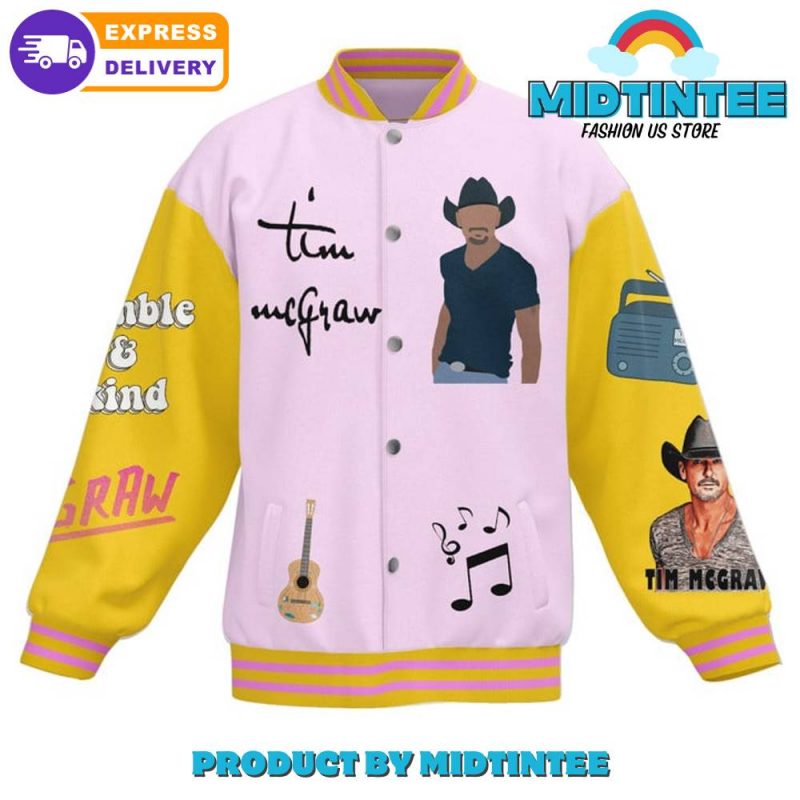 Tim McGraw Always Stay Humble And Kind Baseball Jacket - Midtintee