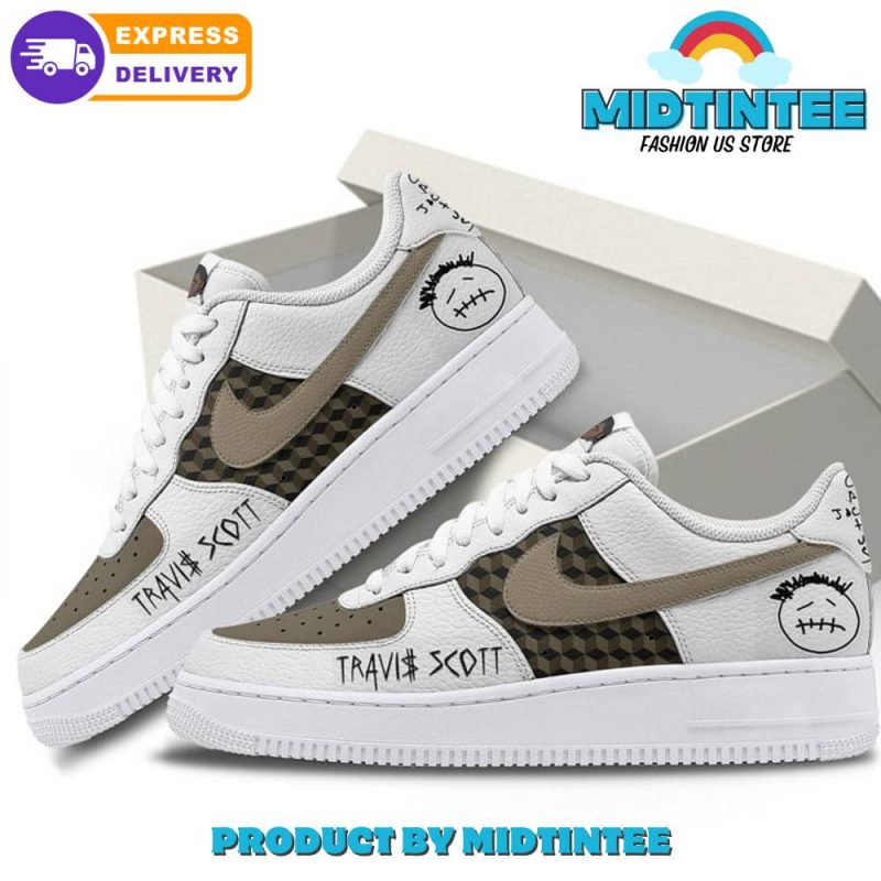 Travis Scott American Rapper Special Nike Air Force 1 - Midtintee