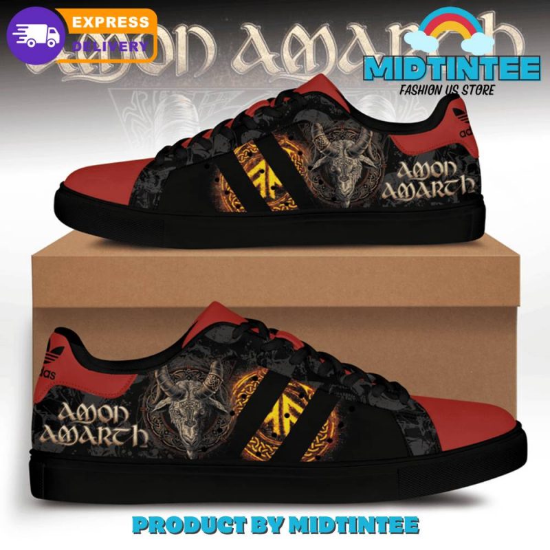 Amon Amarth Swedish Band Special Stan Smith Shoes - Midtintee