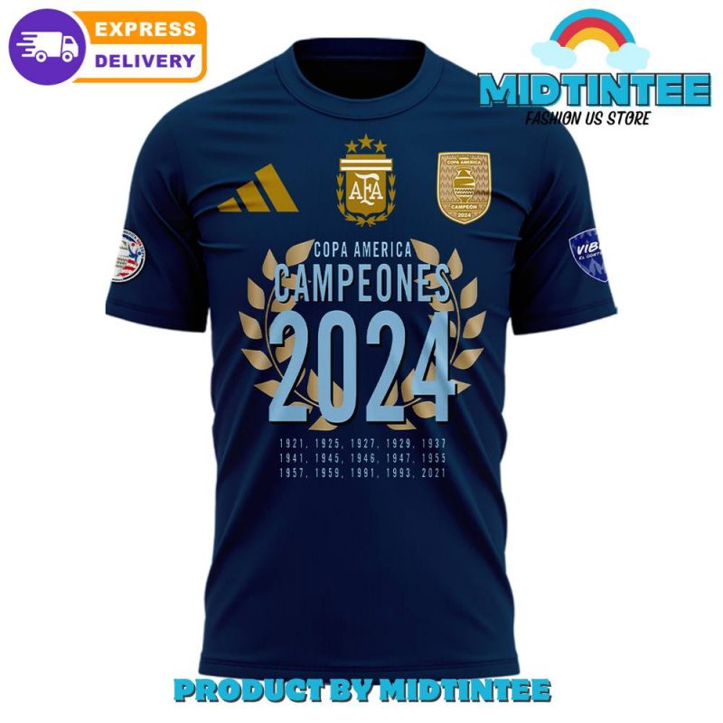 Argentina Campeones Copa America Shirt - Midtintee