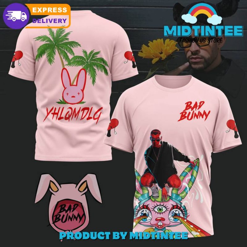 Bad Bunny Puerto Rican Rapper Special Pink Shirt - Midtintee