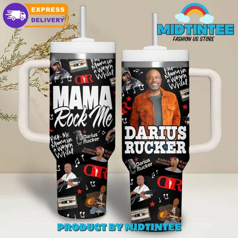 Darius Rucker Mama Rock Me Stanley Tumbler - Midtintee