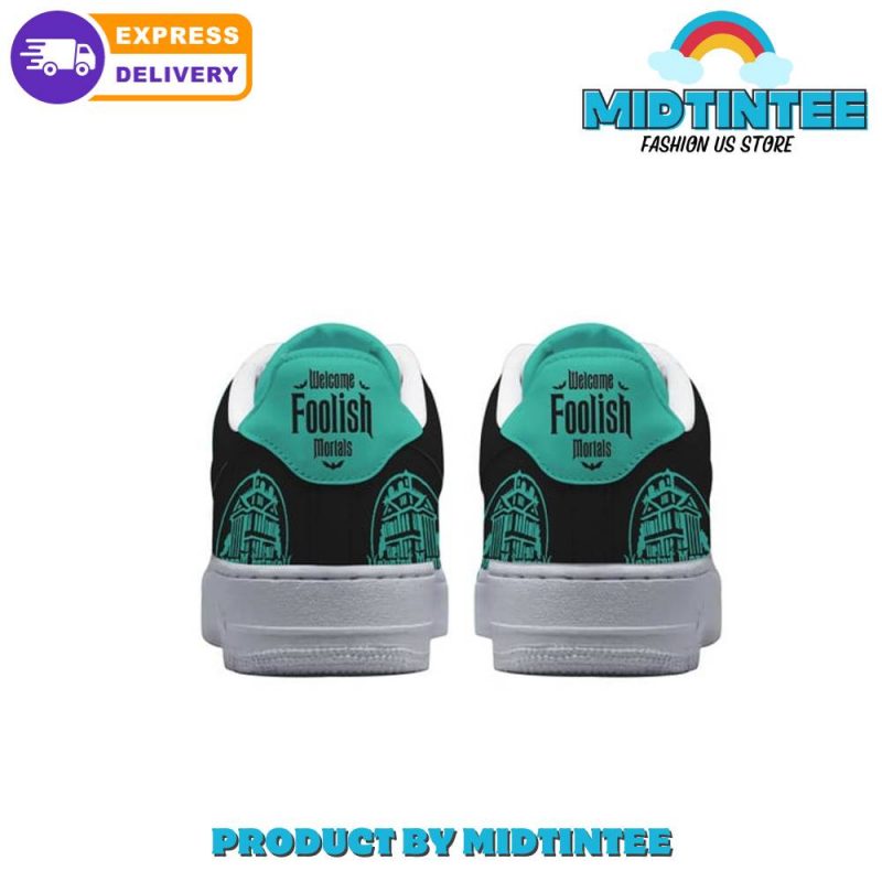 Haunted Mansion Welcome Foolish Mortals Nike Air Force 1 - Midtintee