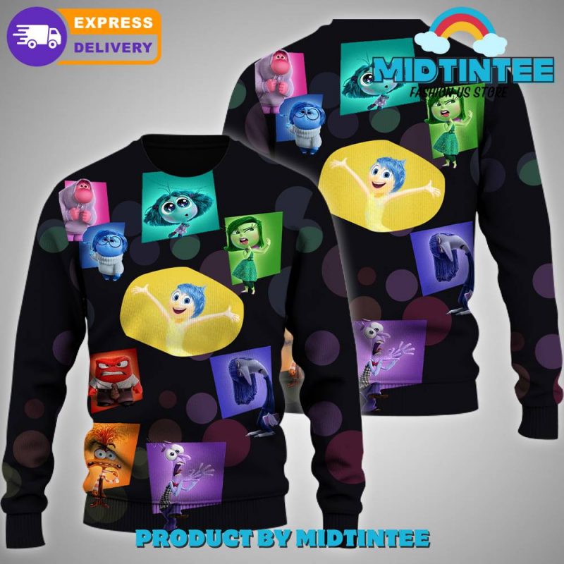 Inside Out 2 Cartoon Hoodie, Sweatshirt - Midtintee