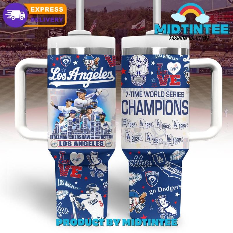 Los Angeles Dodgers 7-Time World Series Champions Stanley Tumbler ...
