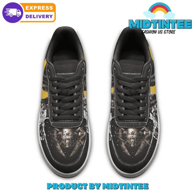 Megadeth American Band Black Yellow Nike Air Force 1 - Midtintee