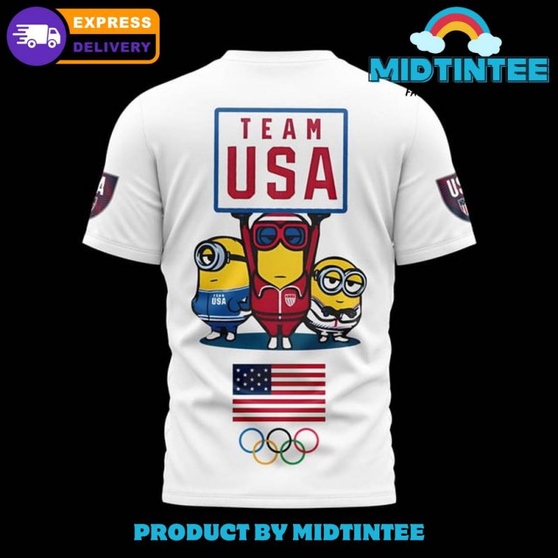Olympic Paris 2024 Minions Team USA Shirt - Midtintee