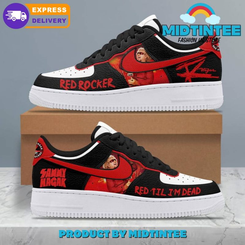 Sammy Hagar Red Rocker Limited Edition Nike Air Force 1 - Midtintee