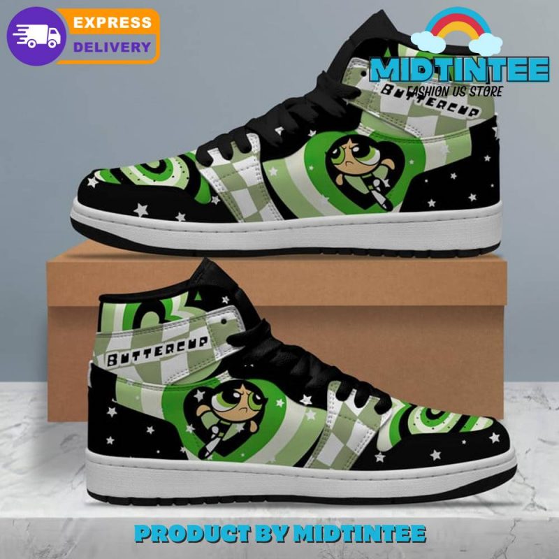 The Powerpuff Girls Buttercup Special Nike Air Jordan 1 - Midtintee