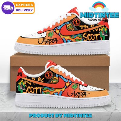 Travis Scott American Rapper Limited Edition Nike Air Force 1 - Midtintee
