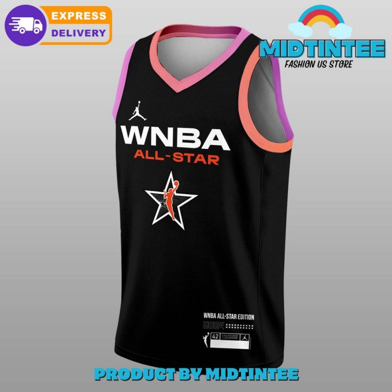 WNBA All Star 2024 Custom Name And Number Basketball Jersey - Midtintee