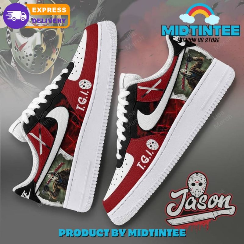 Jason Voorhees Horror Movie Nike Air Force 1 - Midtintee