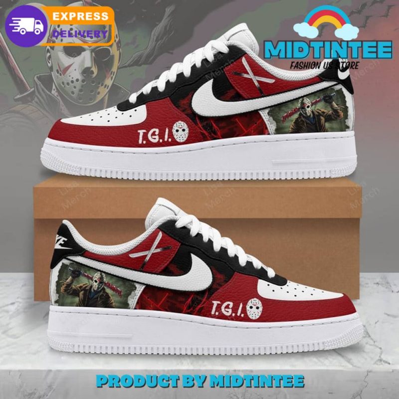 Jason Voorhees Horror Movie Nike Air Force 1 - Midtintee