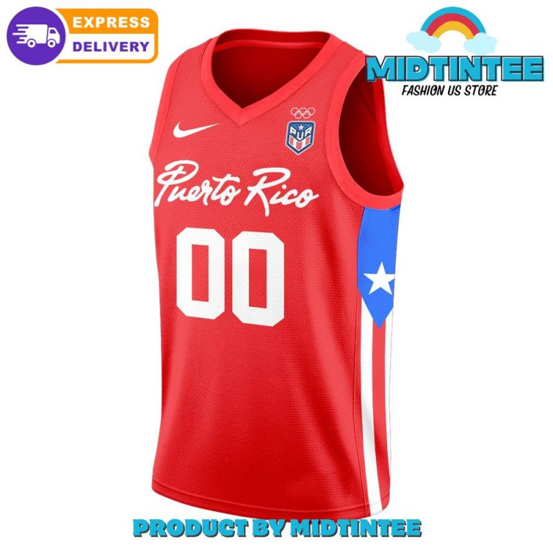 Puerto Rico Basketball FIBA 2024 Jersey - Midtintee