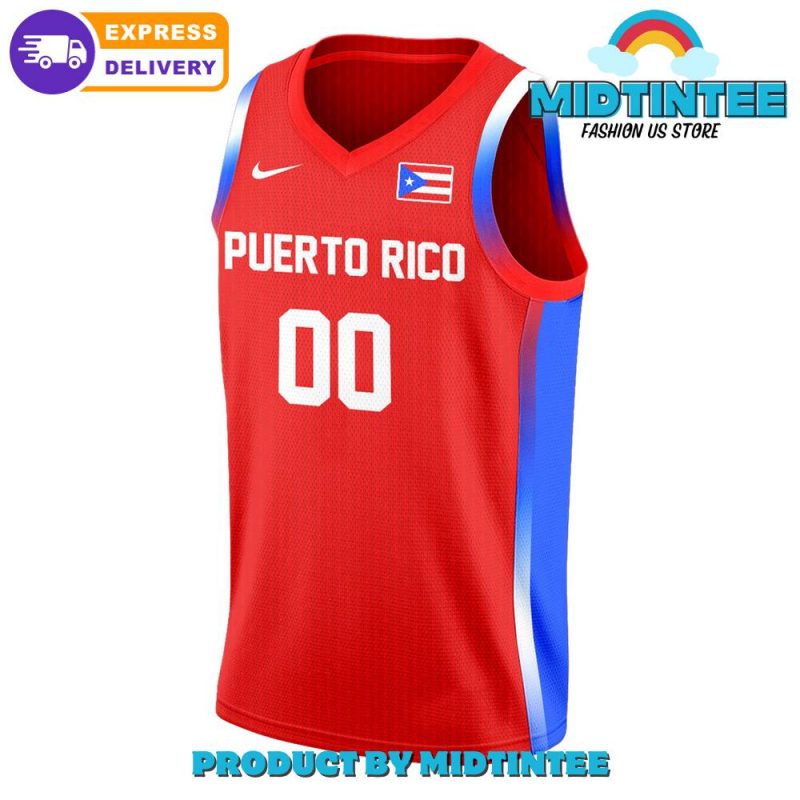 Puerto Rico Basketball Olympic Games Paris 2024 Jersey - Midtintee