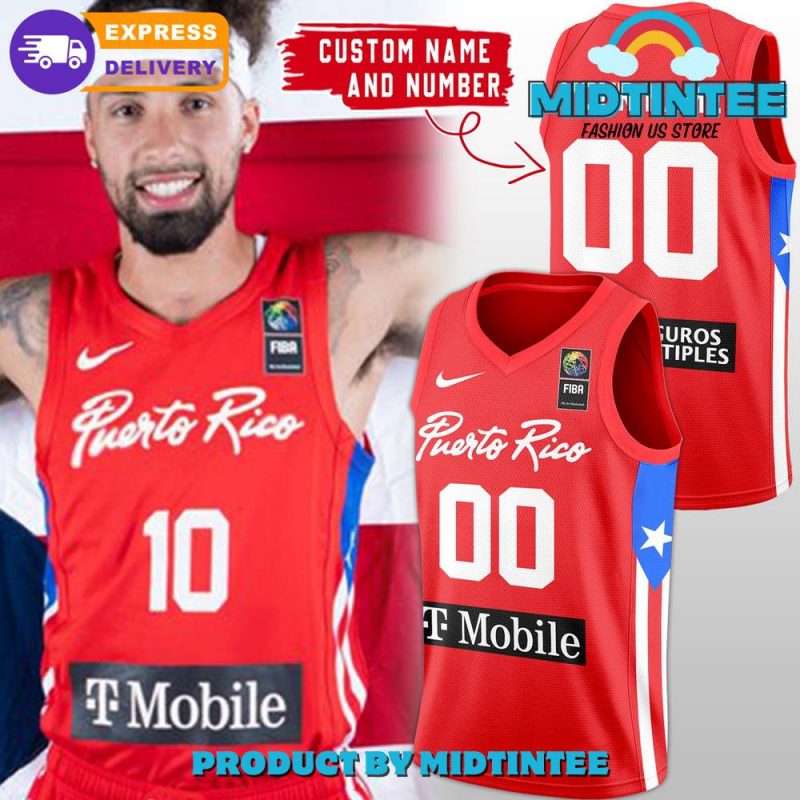 Puerto Rico Olympic Game 2024 Combo Basketball Jersey - Midtintee