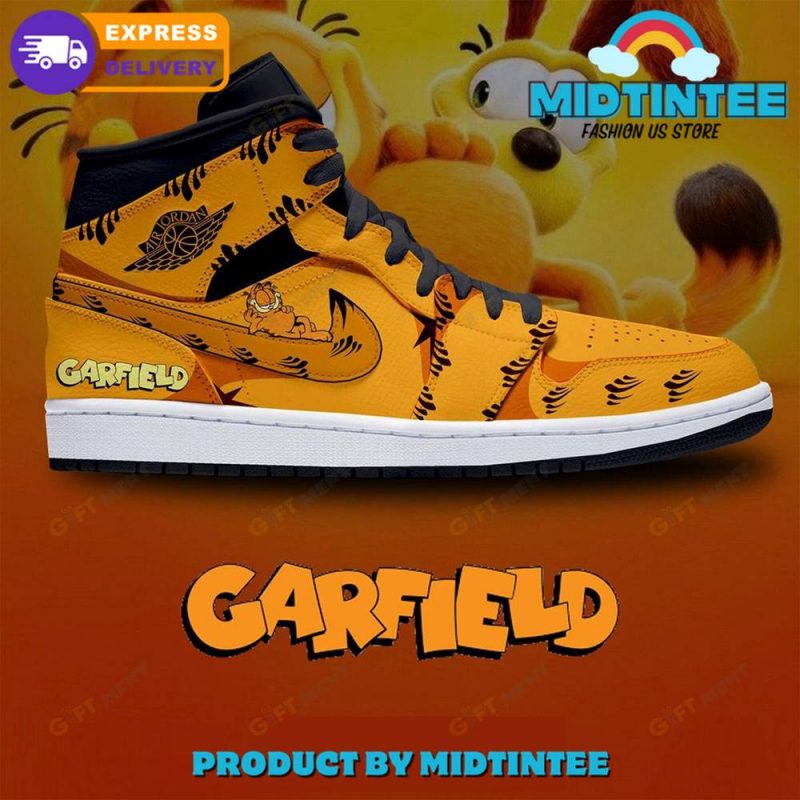 Garfield Movie 2024 Limited Edition Air Jordan 1 - Midtintee