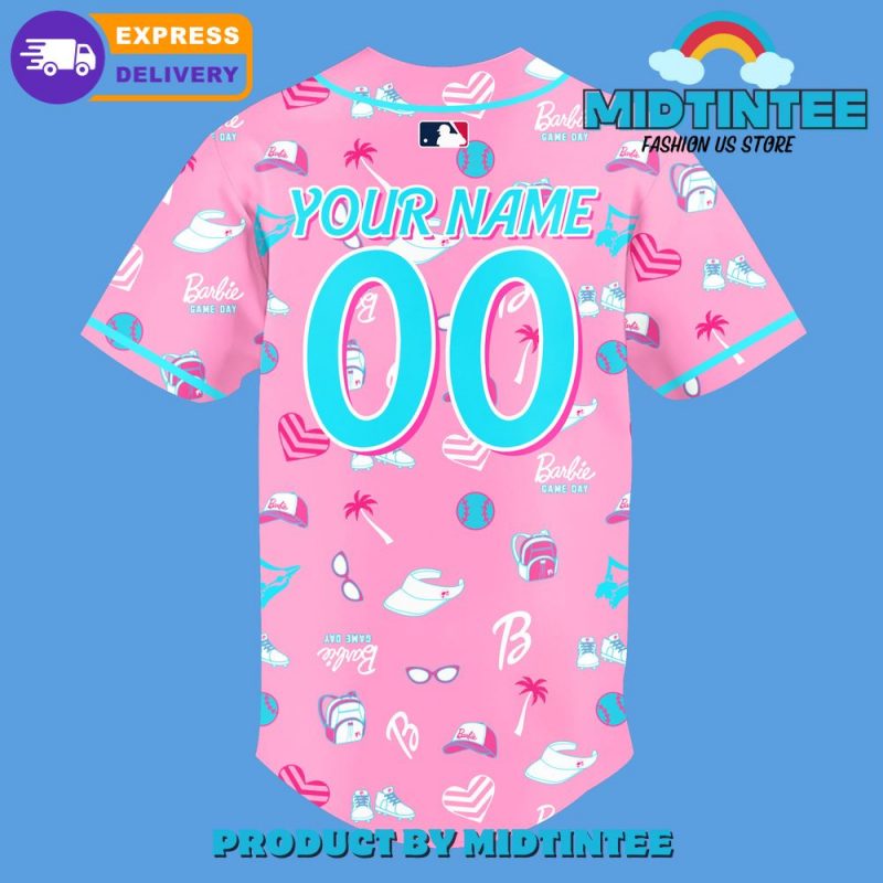Toronto Blue Jays x Barbie Game Day 2025 Baseball Jersey - Midtintee