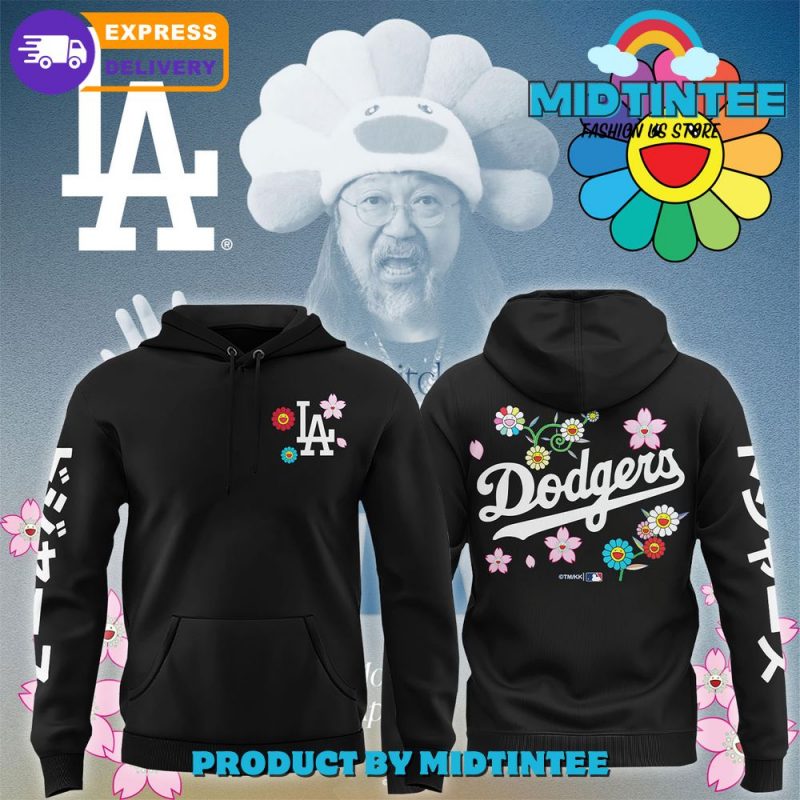 Los Angeles Dodgers x Takashi Murakami Japanese Heritage 2025 Hoodie ...