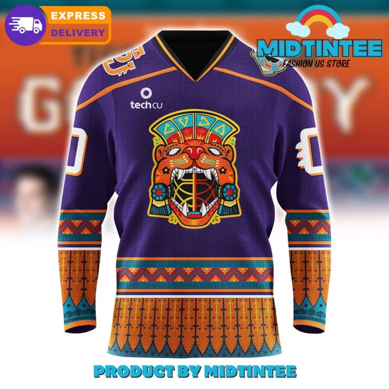 San Jose Barracuda It's Tigres Del Mar Time Hockey Jersey - Midtintee