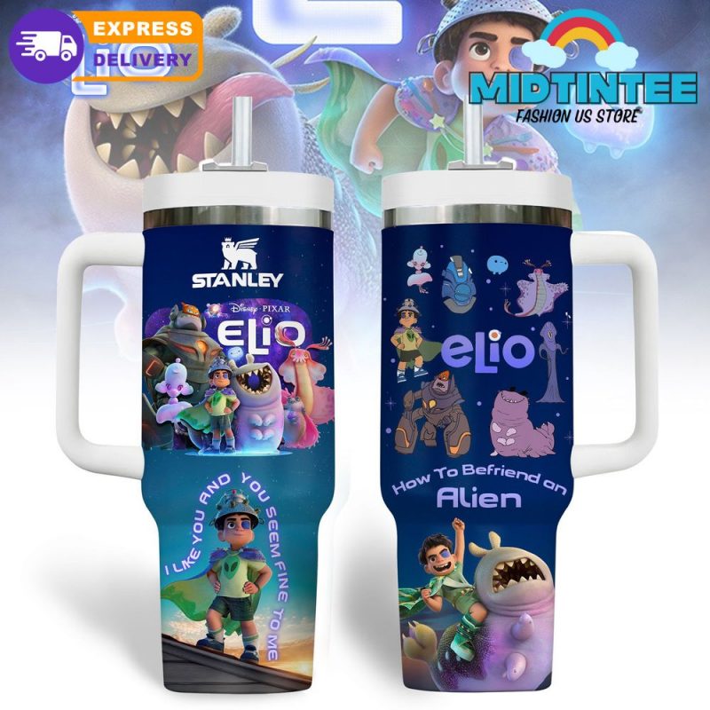 Elio Disney Movie 2025 How To Befriend an Alien Stanley Tumbler - Midtintee