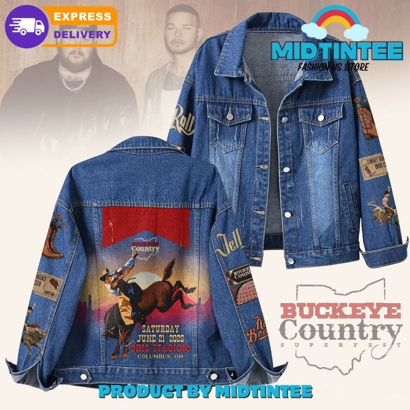 Buckeye Country Super Fest 2025 Limited Denim Jacket - Midtintee